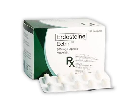 ECTRIN Erdosteine 300mg Capsule 1's price in the Philippines | MedsGo ...